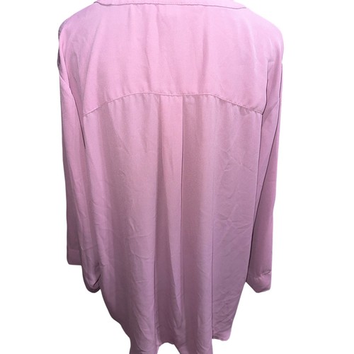 Torrid Harper Plus Women’s Henley Style Blouse 3/4 Roll tab sleeve ...