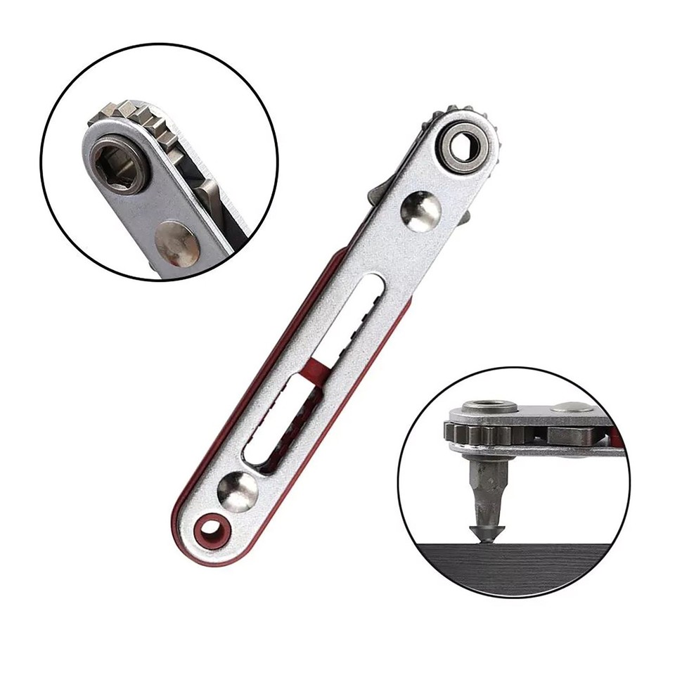 New Small Steel Two-way Ratchet Bidirectional Control Screwdriver Set ...