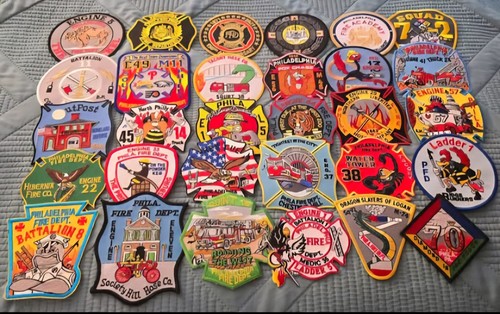 Philadelphia Fire Department Station Patches. 50+ (NEW) | eBay