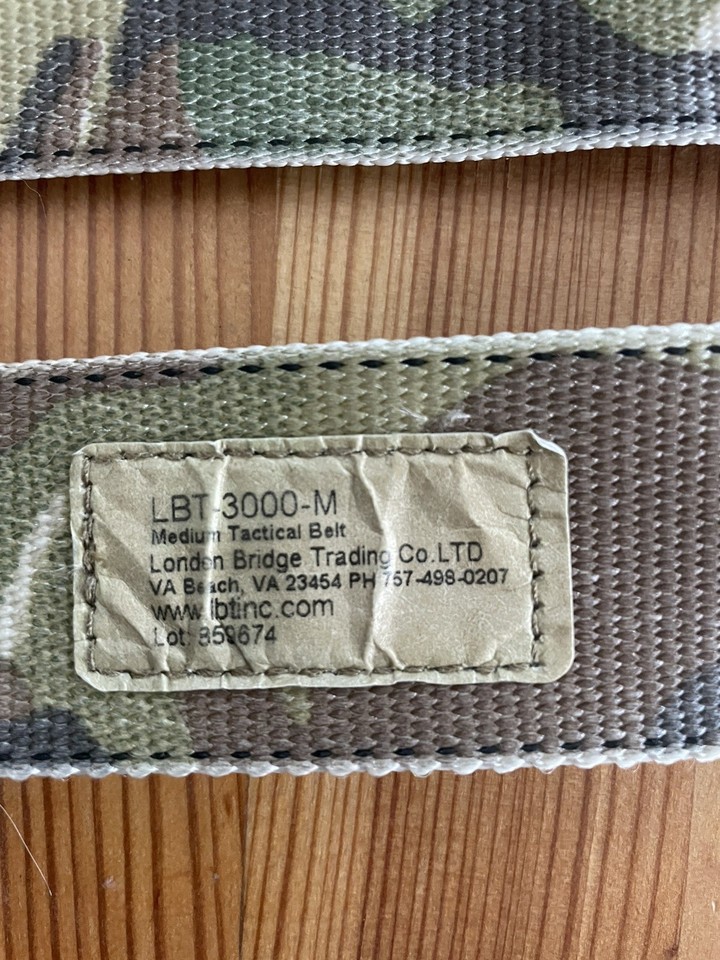 London Bridge Trading LBT-3000-M Medium Riggers Belt Multicam | eBay