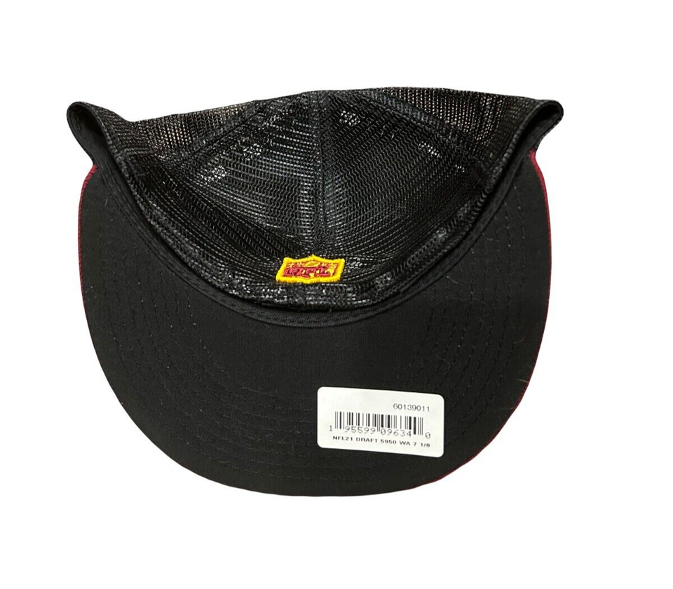 NWT New Washington Commanders New Era 59Fifty Draft Patch Size 7 1/4 ...