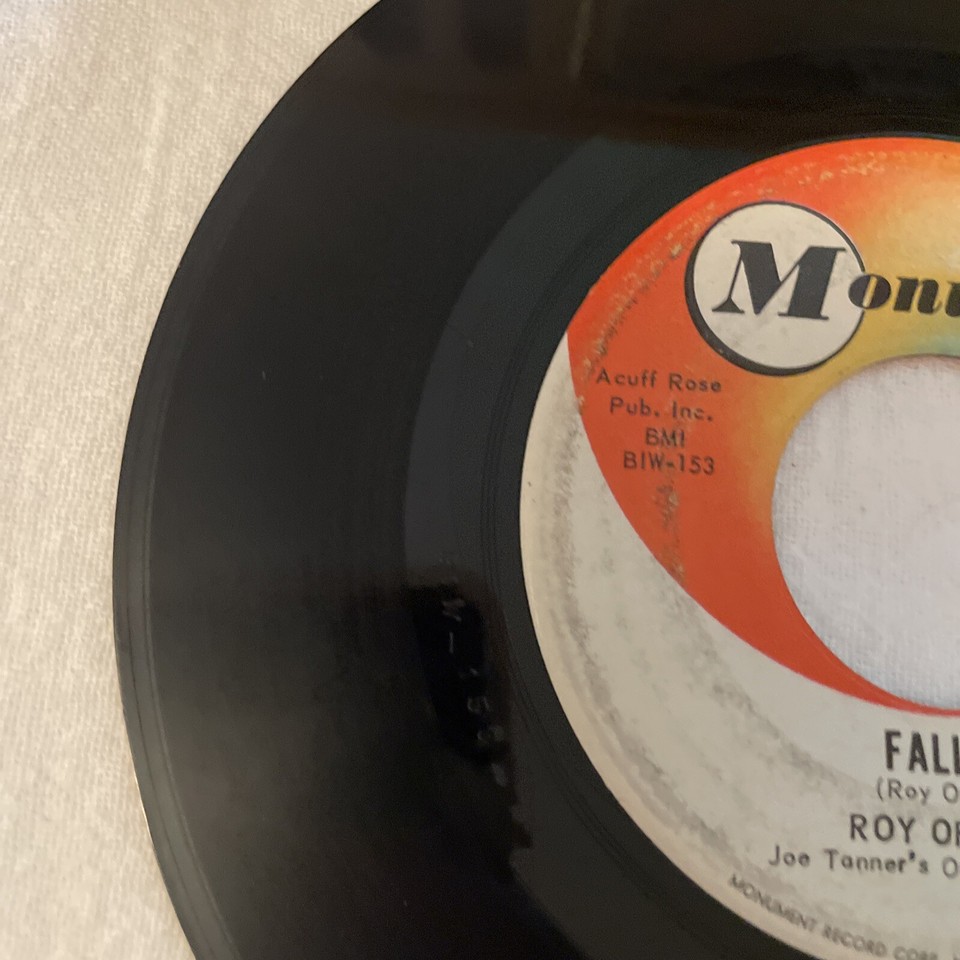 Roy Orbison Falling/Distant Drums 45 RPM Monument Records 1963 | eBay