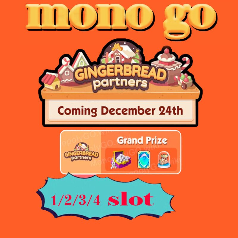 Monopoly_Go Gingerbread - Partners Event Slot - FULL CARRY 80k Points ⚡ ...