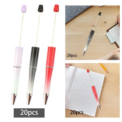 Beadable Pens Bead Pens Creative Ball Pen Printable Women Girls DIY ...