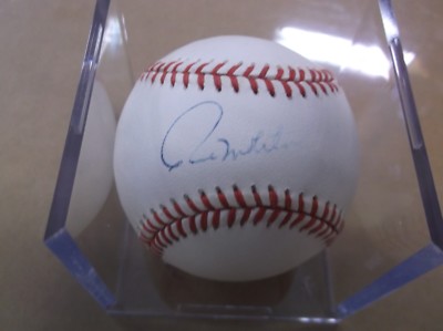 PAUL MOLITOR SIGNED OFFICIAL BOBBY BROWN BASEBALL WITH SGC COA BREWERS ...