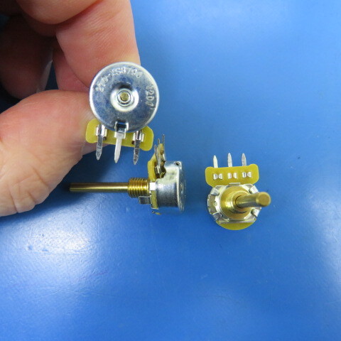 CTS 270X232A503B1A1 Qty of 3 per Lot 50k Ohm 1 Gang Linear Panel Mount ...