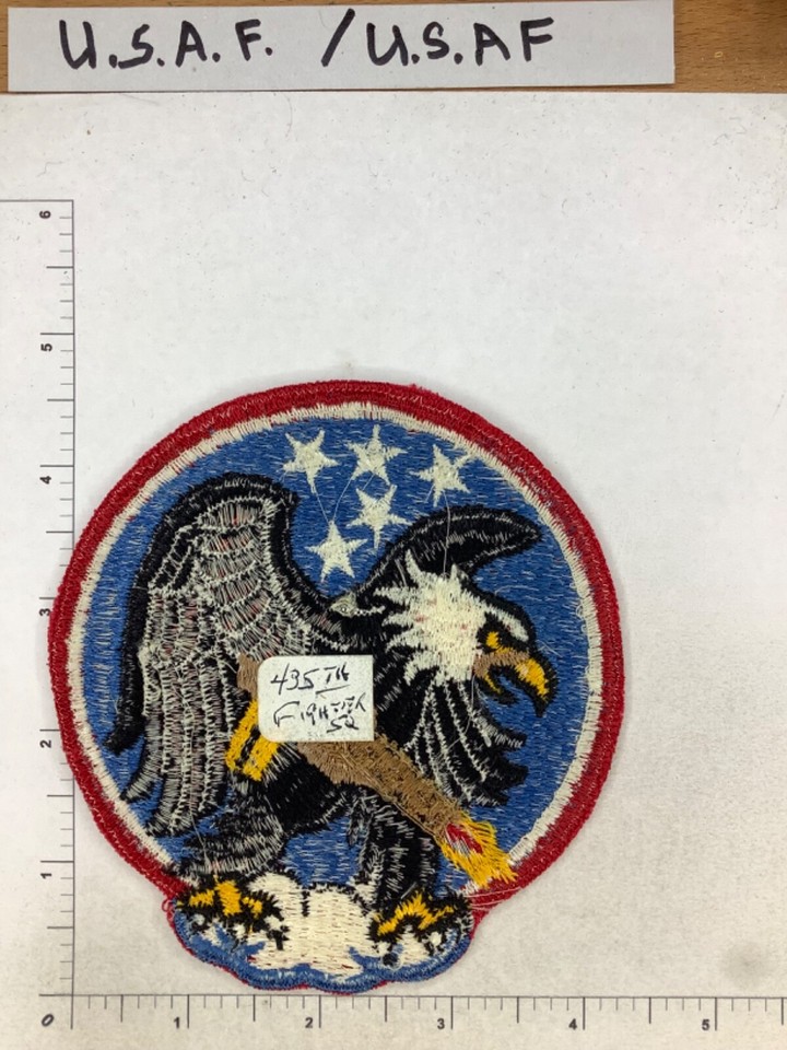 BEAUTIFUL VINTAGE USAF 435th FIGHTER SQUADRON PATCH | eBay
