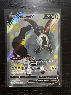 Pokémon TCG Dubwool V Shining Fates SV120/SV122 Holo Shiny Holo Rare | eBay