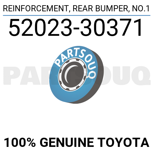 5202330371 Genuine Toyota REINFORCEMENT, REAR BUMPER, NO.1 52023-30371 ...