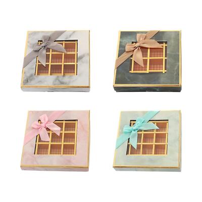 Chocolate Display Box 9 Grids Portable Trendy Multipurpose Treat Boxes ...