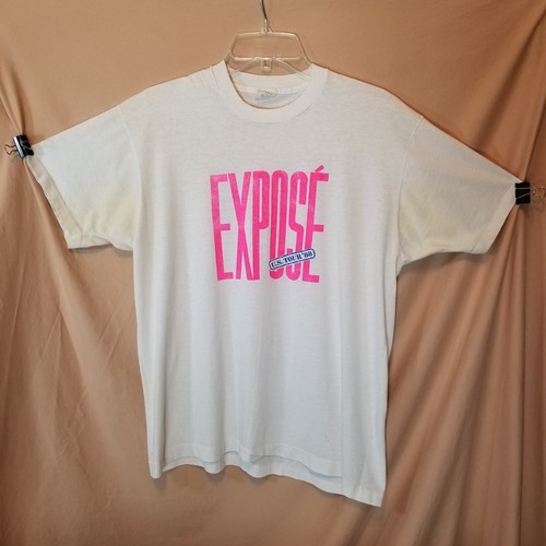 Exposé Group '88 Tour Concert Album Vintage T-Shirt Expose Exposure NOT ...