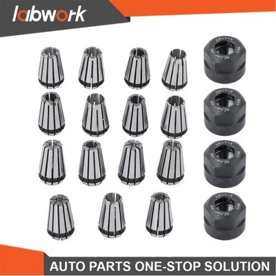 Labwork 19 Pack ER11 Spring Collet Set M14 Thread Inch Metric for ...