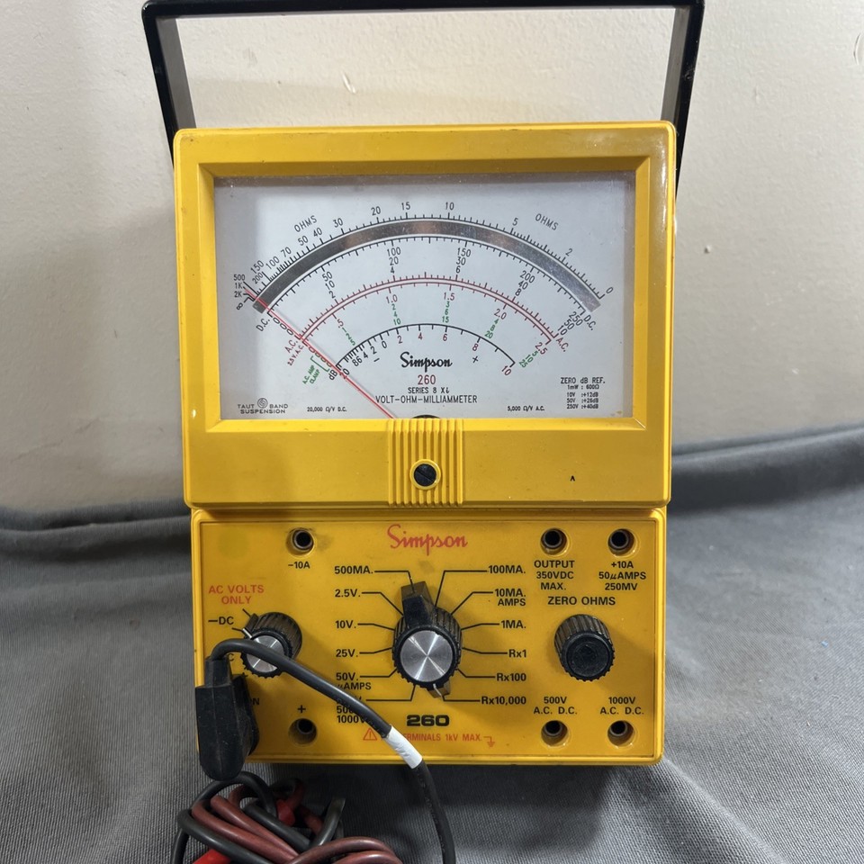 SIMPSON 260 8Xi MULTIMETER | eBay