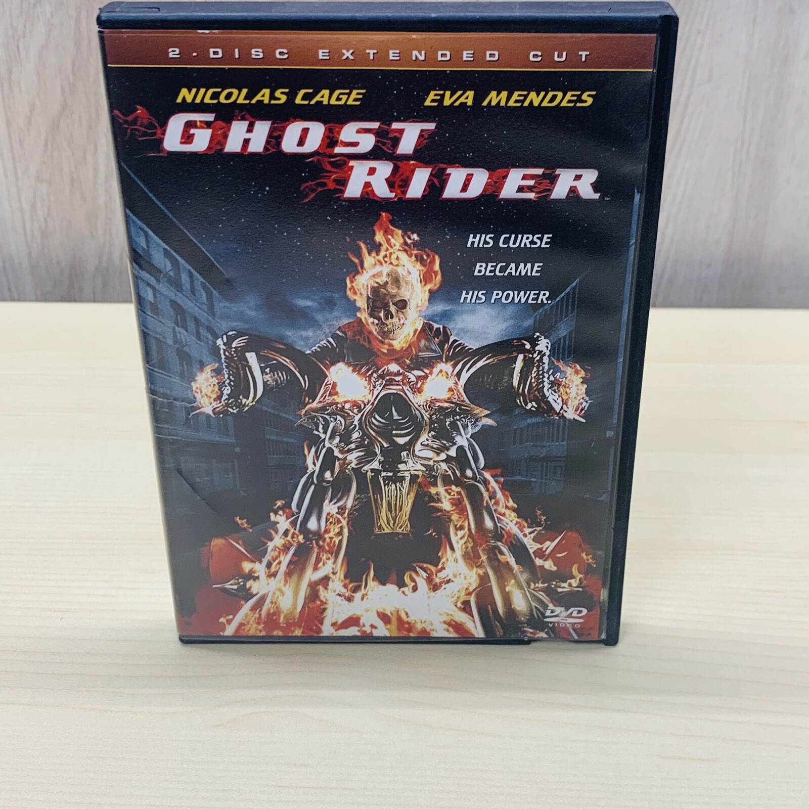 Ghost Rider Extended Cut 2-Disc DVD Movie: Nicolas Cage Eva Mendes ...