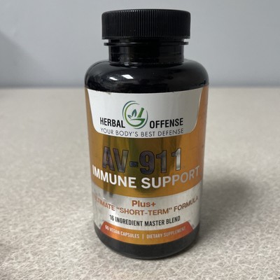 Herbal Offense AV-911 Immune Support Plus Ultimate “Short-Term” Formula. 7/25 E1 | eBay