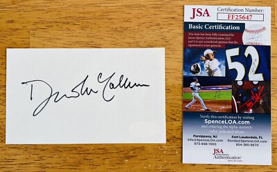 David McCallum Signed Autographed 3x5 Card JSA Certified NCIS The Man ...