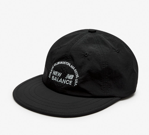 New Balance Lettering Performance Cap Unisex Sports Casual Hat Black ...