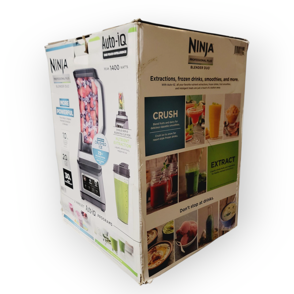 Ninja BN751 Professional Plus Blender DUO with Auto-iQ, 1400 Watts NEW ...