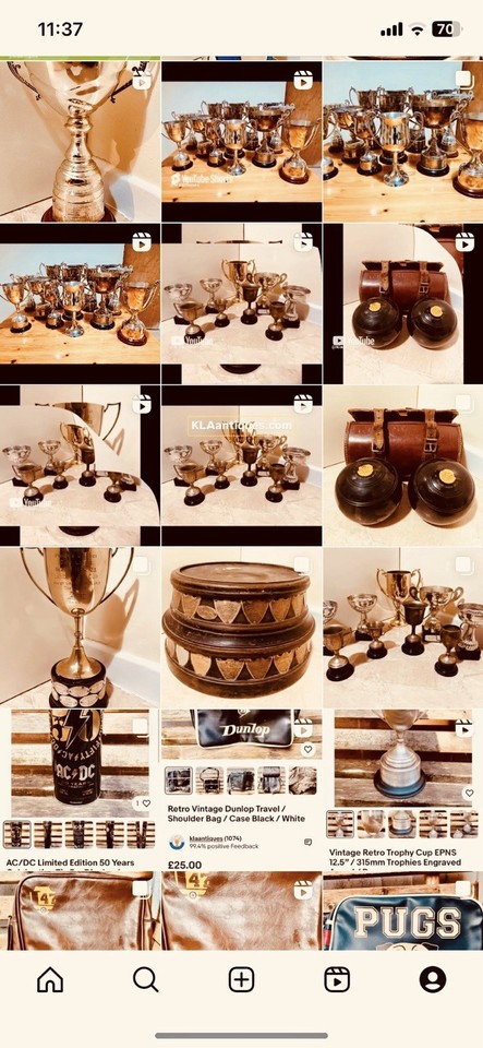 Wooden Trophy Case - Large Retro Vintage Antique History Cup Award ...