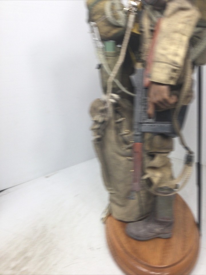 1/6 CUSTOM US 101ST AIRBORNE PARATROOPER MOHAWK & WARPAINT D DAY +FULL ...