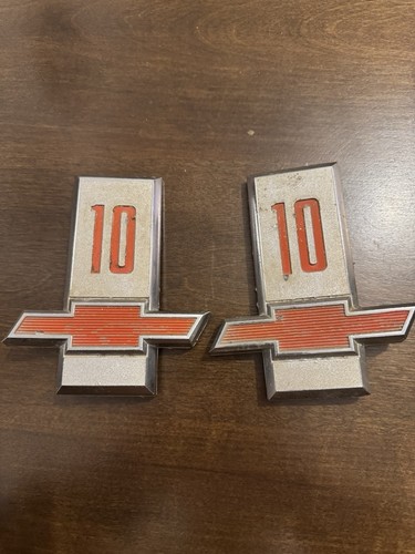 1963 Chevy K10 Side Emblems Original Pair! | eBay