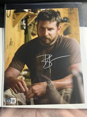Bradley Cooper SIGNED 8x10 "American Sniper" Photo Beckett ...