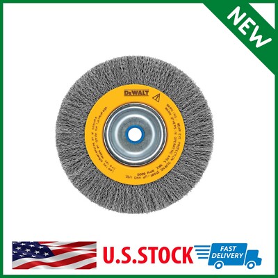 DEWALT Wire Wheel for Bench Grinder, Crimped Wire, 8-Inch (DW4906) | eBay