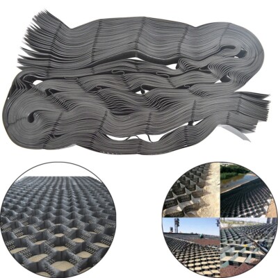 HDPE Ground Grid Honeycomb Geocell Permeable Pavers Geocellular 2.5m*8m ...