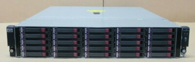 HP StorageWorks D2700 AJ941A 25x 146GB HDD Disk Enclosure 2x SAS I/O ...