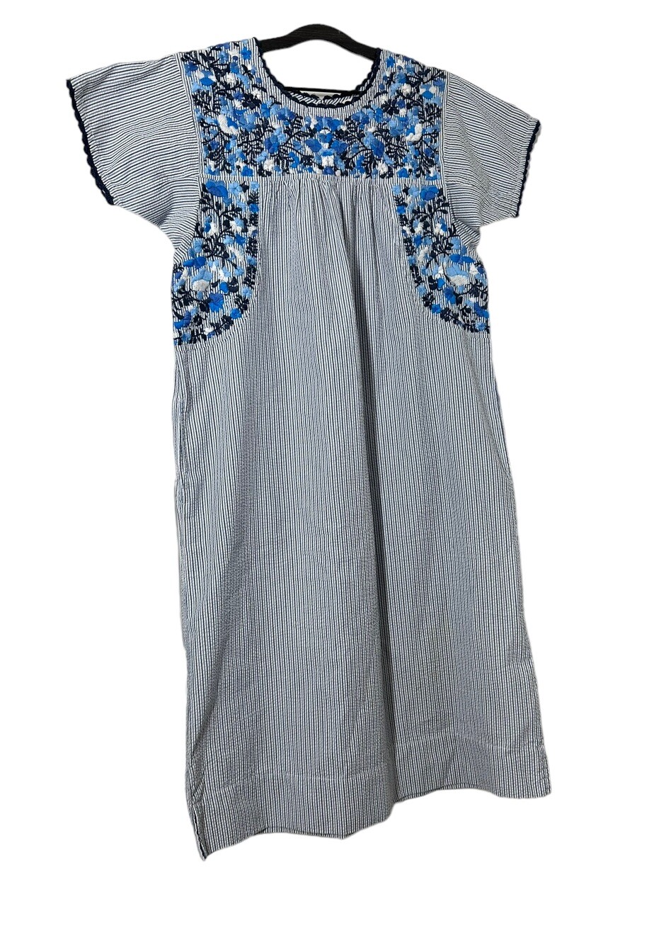 Read- Sister Mary Dress “Mary” Blue White Striped Sho… - Gem