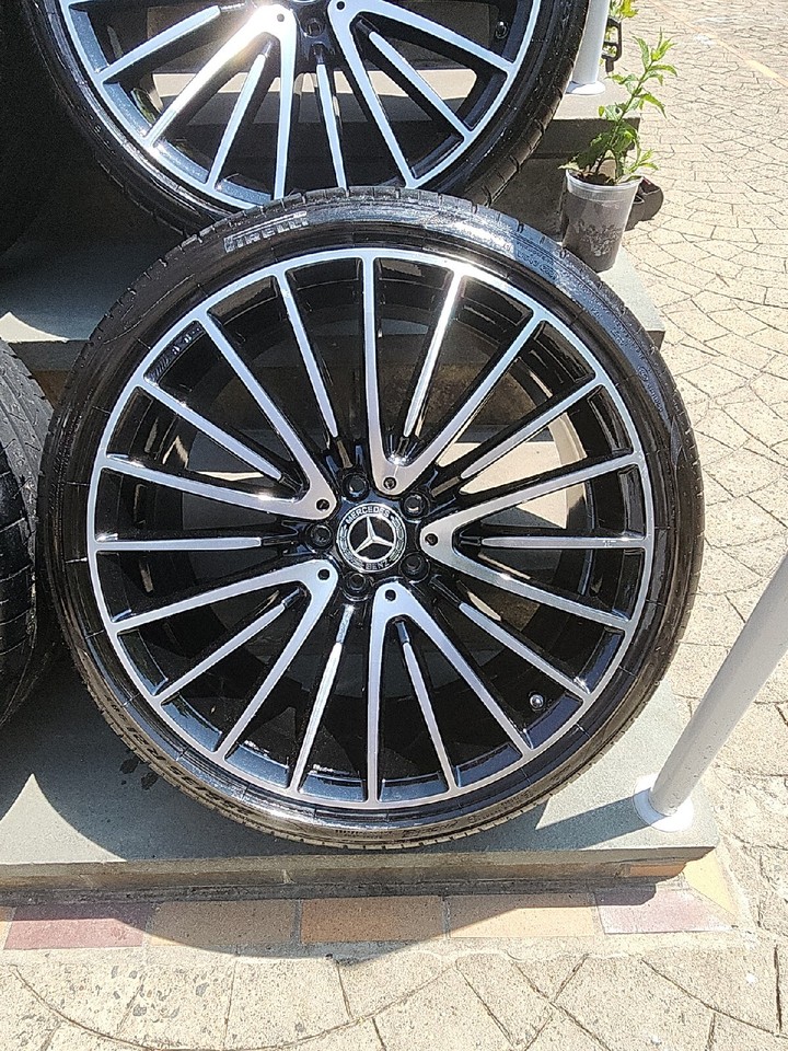 MERCEDES S580 AMG RIMS OEM FACTORY WHEELS TIRES GENUINE 21” 2023 S ...
