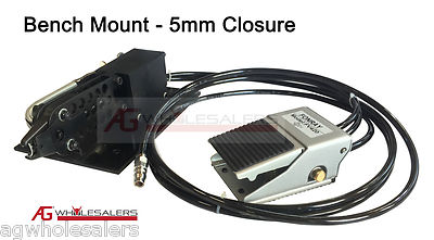 BENCH MOUNT PNEUMATIC 24mm BM24 HOG RING 4 BAGGING C24 C CLIP GUN ...