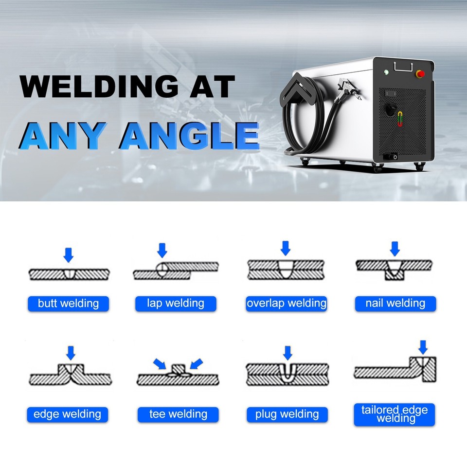2000W Laser Welder Machine 4 in 1 Welding/Cutting/ Cleaning /Weld Seam ...