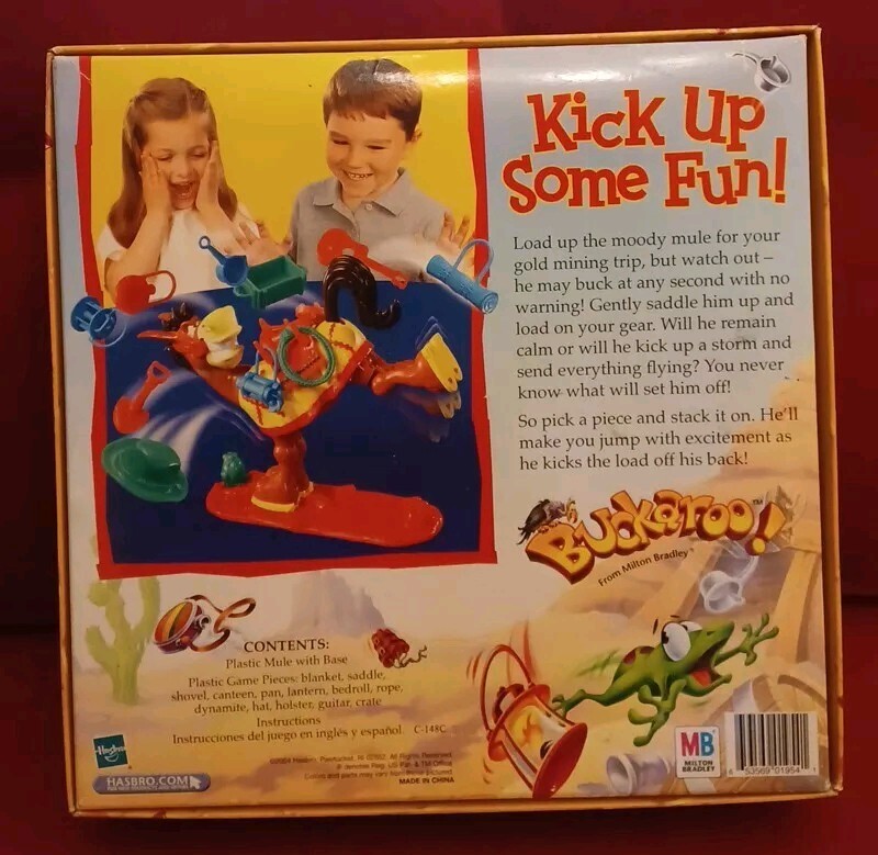 2004 Milton Bradley MB Buckaroo! Saddle Stacking Board Game COMPLETE | eBay