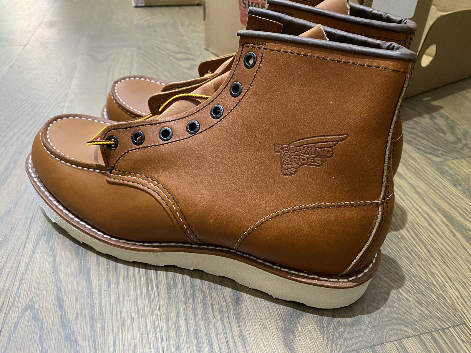 NIB RED WING STYLE 10875 MEN'S TRACTION TRED 6-INCH BOOT MADE IN USA 7 ...