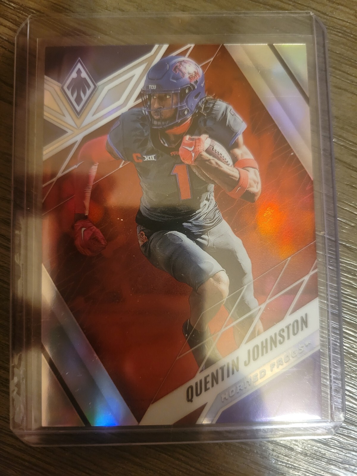 2023 Chronicles Draft Phoenix #7 Quentin Johnston RC Red Prizm 72/149 ...