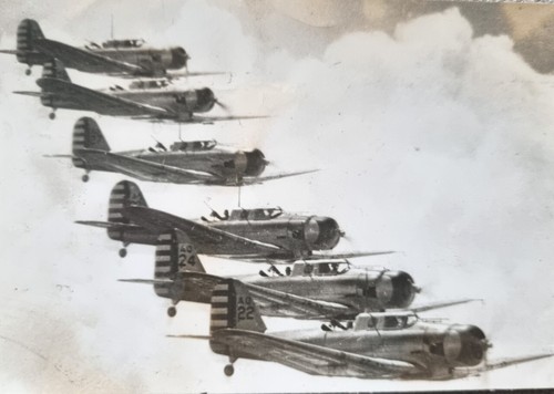 ORIGINAL WW2 AIRCRAFT PHOTO NORTHROP A-17 NOMAD ATTACK BOMBERS 11x8 cm ...
