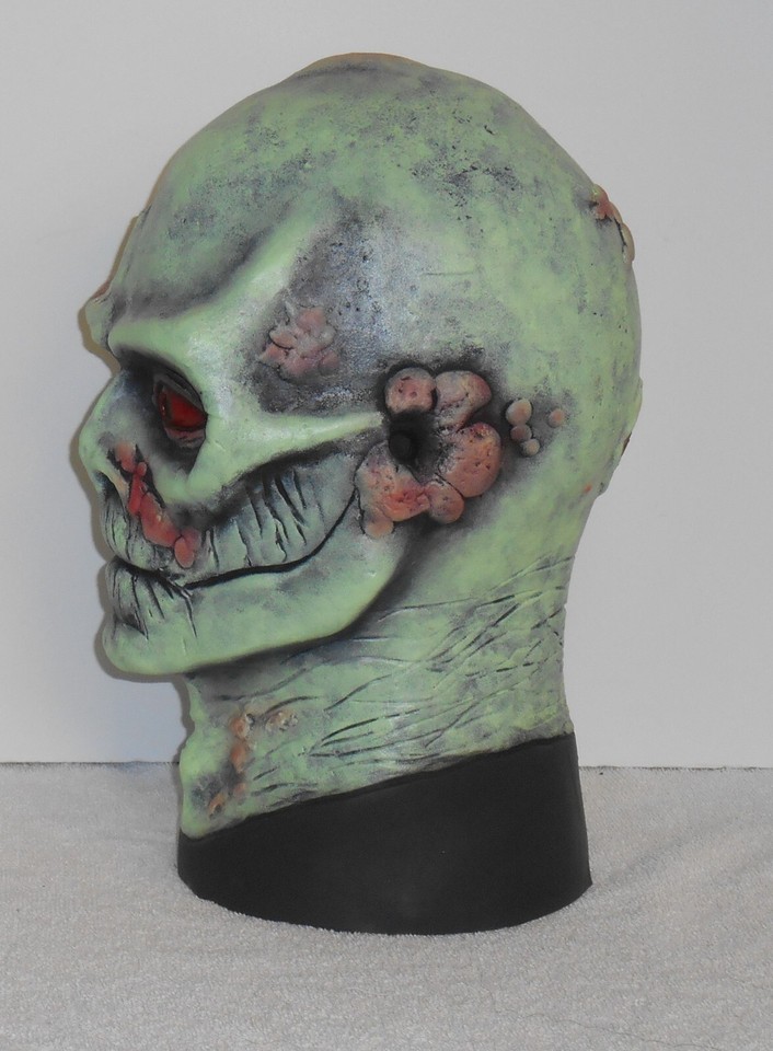 Rare Foam-Filled Latex DON POST NUCLEAR DEATH MASK BUST Halloween Over ...