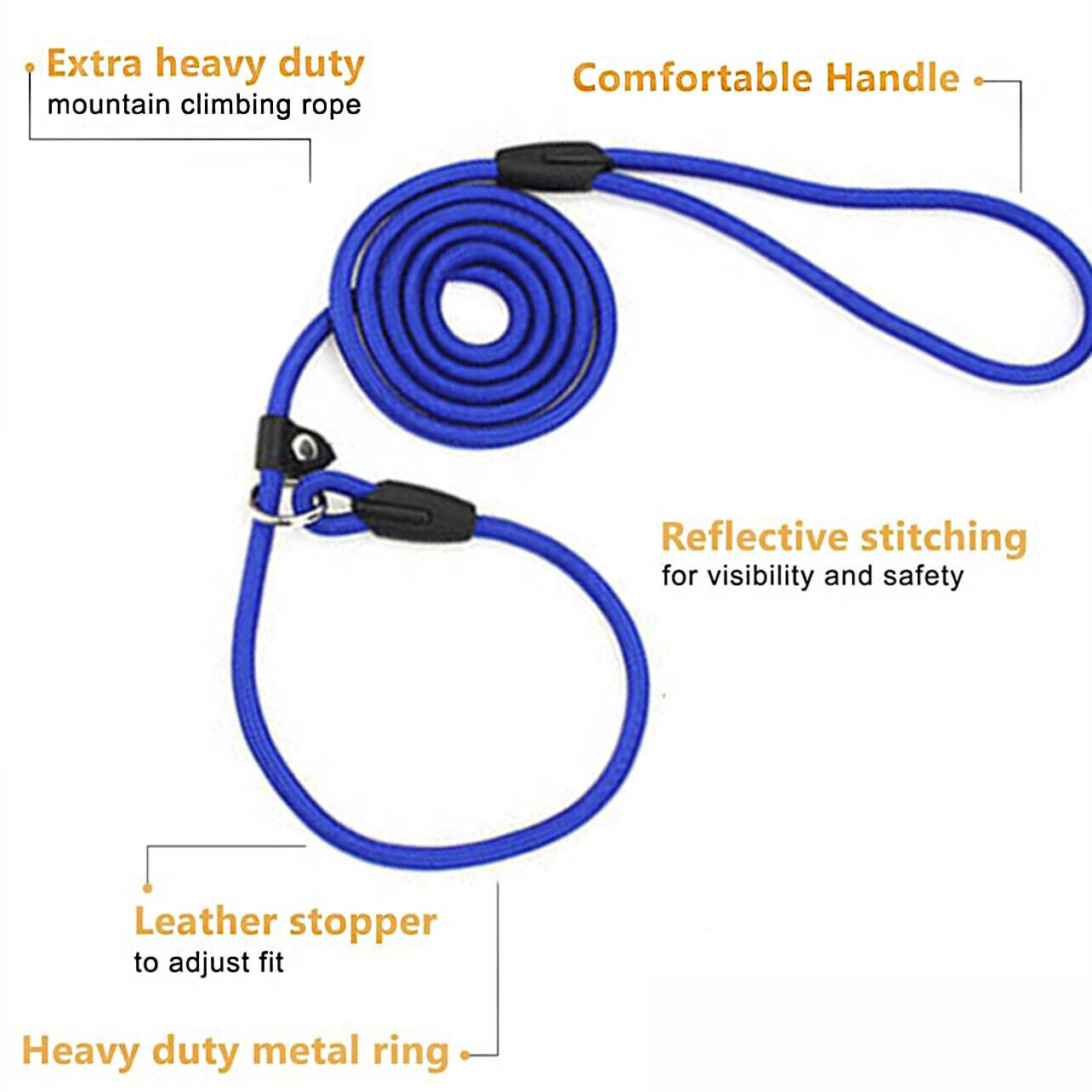 Dog Training Correction Leash Lead Cesar Puppy Pets Millan Slip Nylon ...