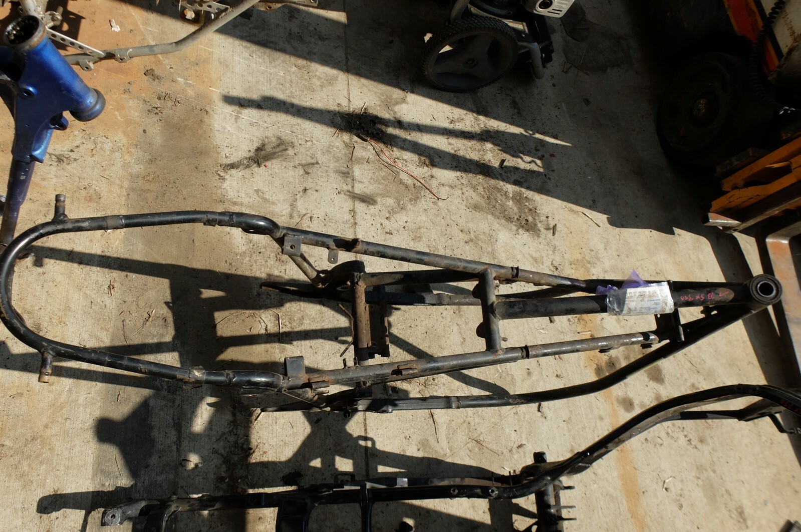 73 Harley Aermacchi AMF SX 350 SX350 Sprint frame chassis street legal ...