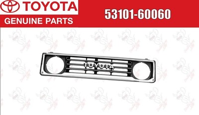 Toyota Genuine Land Cruiser 70 Series Prado Radiator Grille 53101-60060 ...