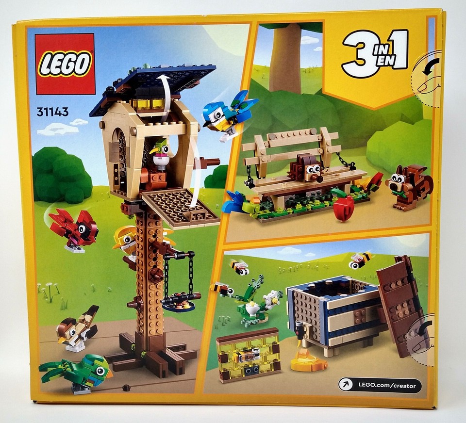 LEGO 31143 Creator 3 in 1 Birdhouse 476 pcs Brand New 673419379328| eBay
