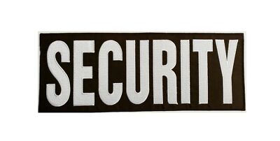 Large Security Patch 12" x 4.5" Legal Size Embroidery Security Patch ...