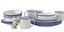 Genuine Crow Canyon Enamelware, Vintage Stye, 16 Piece Dinnerware Set ...