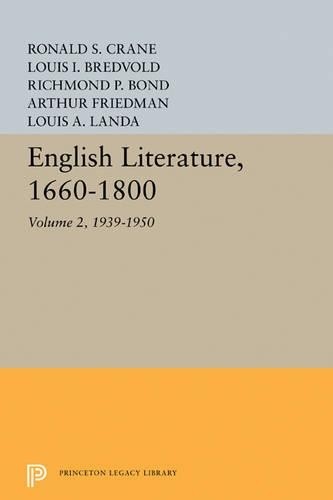 Louis A. Landa English Literature, Volume 2 (Tascabile) Princeton ...