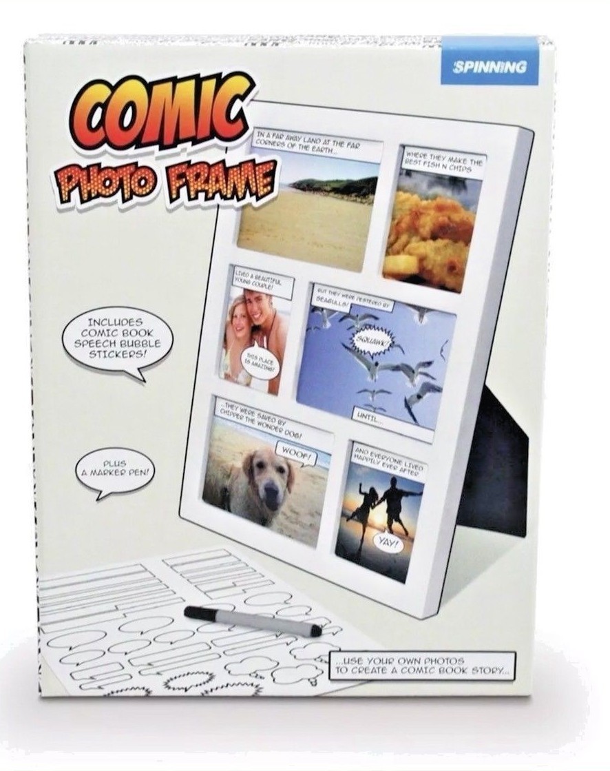 Comic Photo Frame - Multi Picture Novelty Frame - Picture Fun with ...