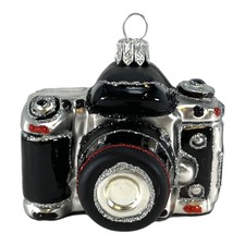 Digital Camera with Chicago Scene Polish Glass Christmas Ornament ...