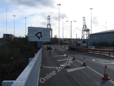 Photo 6x4 Dock Gate 20, Southampton Totton Docks entrance c2010 | eBay UK