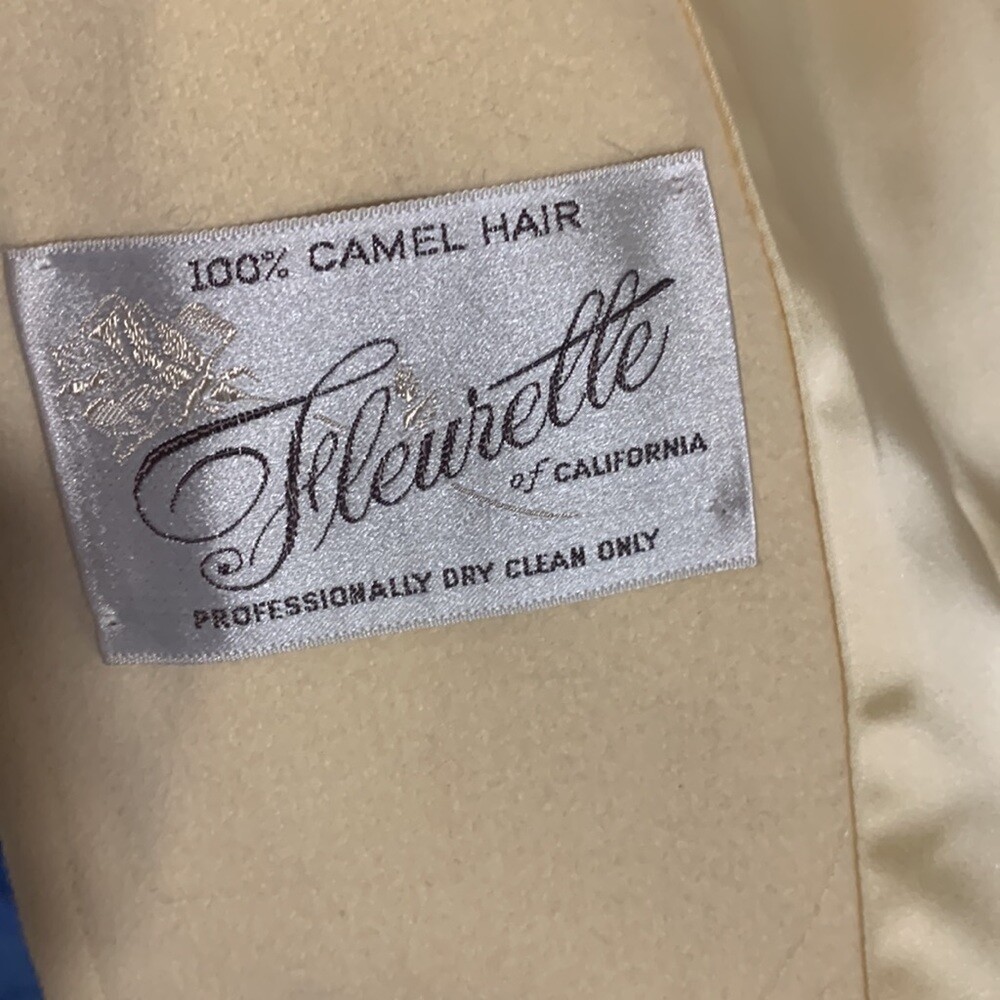 Vintage Fleurette EUC ivory/cream 100% camel hair coat | eBay