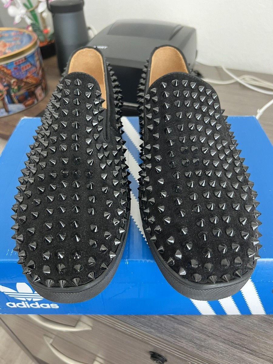 Christian Louboutin Dandelion Spikes Suede Loafer Men's Size Christian Louboutin Dandelion Spikes Suede Loafer Men's Size